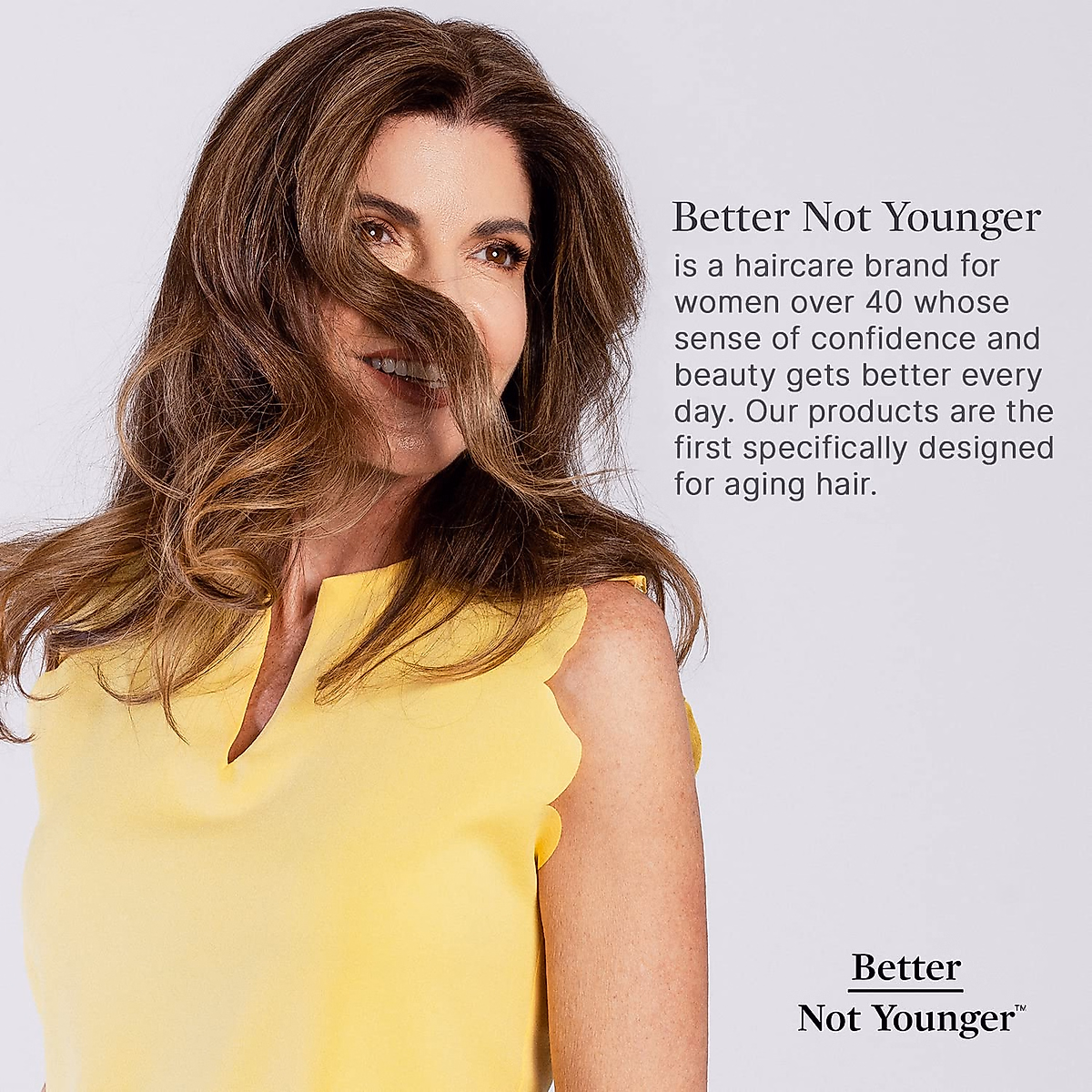 Better Not Younger Wake Up Call Volumizing Conditioner - 8.4 fl. oz. Hair Conditioner with Plant-Based Ingredients Designed for Women Over 40 - Sulfate Free Conditioner for Thin, Flat, Fine Hair