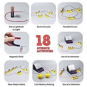 Teenii STEM Electricity & Magnetism Kit - Electromagnetism Experiments for Kids Age 8-16