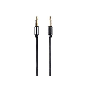 Monoprice Onyx Series Auxiliary 3.5mm TRS Audio Cable, 10ft - (118631) , Black