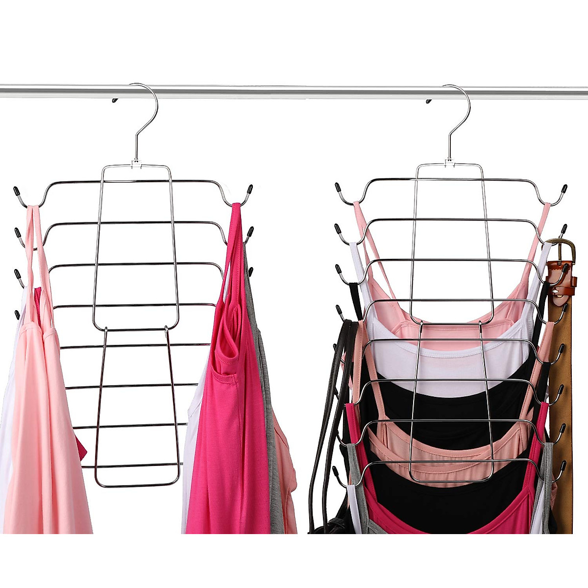 Magicool Cami Hanger Space Saving Hangers Closet Organizer for Tank Top, Cami, Bra, Pajamas, Strappy Dress,Bathing Suit