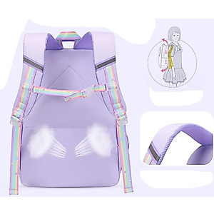 Travel Laptop Backpack Unicorn Waterproof Backpack School Laptop Bag Blue Medium