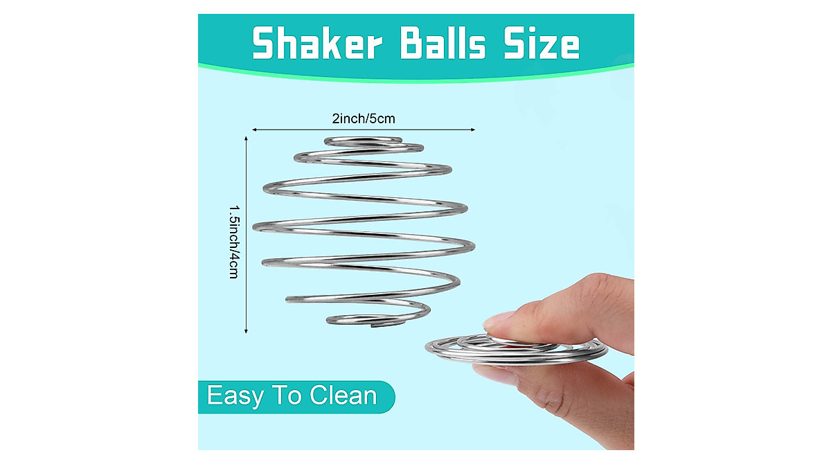 Stainless Steel Shaker Balls for Protein and Drink Mixes