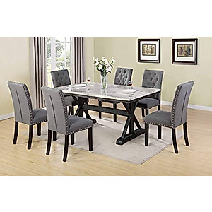 Best Quality Furniture Dining Table Only Gray