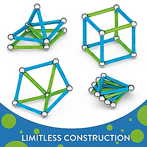 Geomag Magnetic Toys Classics 25-Piece Building Set for Kids Ages 3-99 | Swiss-Made STEM & STEAM Authenticated Educational Toy Made from 100% Recycled Plastic | Creative Learning Play