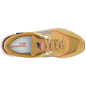 New Balance Men's 997H V1 Classic Sneaker, Gold Moss/Black, 9