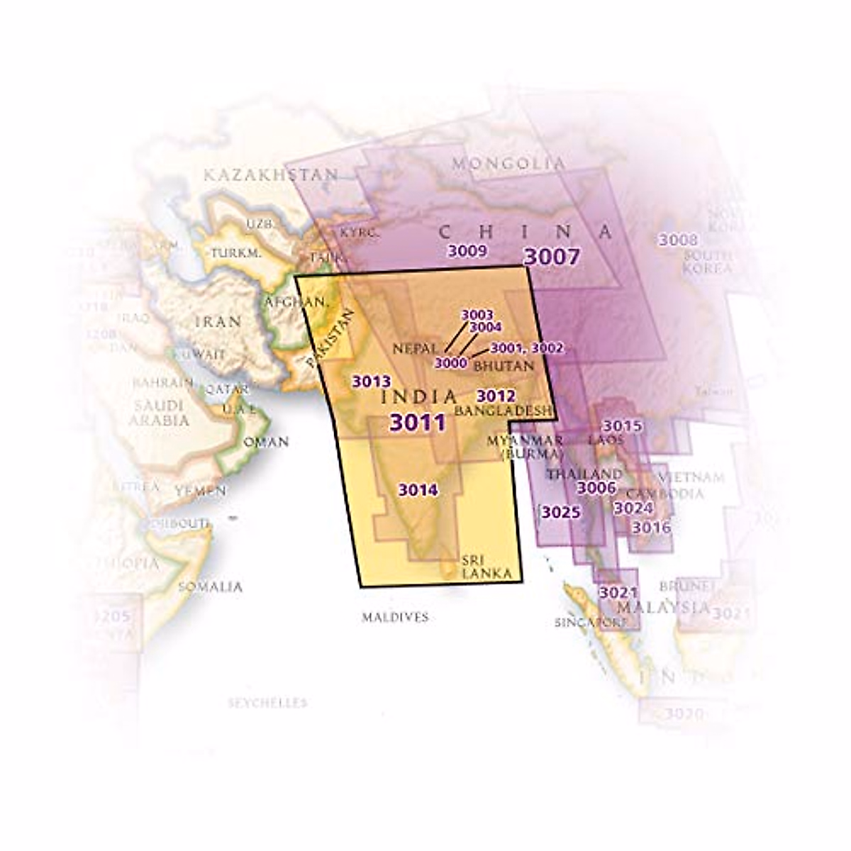 India Map (National Geographic Adventure Map, 3011)