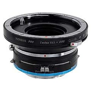 Fotodiox Pro Combo Shift Lens Mount Adapter Compatible with Contax 645 Lenses to Sony E-Mount Cameras