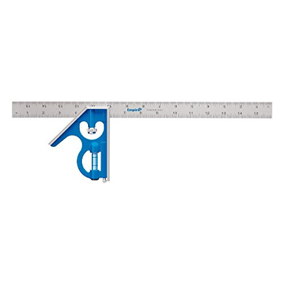 Empire Level E280 16-Inch Heavy Duty Professional Combination Square w/Etched Stainless Steel Blade and True BlueR Vial