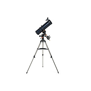 Celestron - AstroMaster 130EQ-MD Newtonian Telescope - Reflector Telescope for Beginners - Fully-Coated Glass Optics - Adjustable-Height Tripod - Bonus Astronomy Software Package
