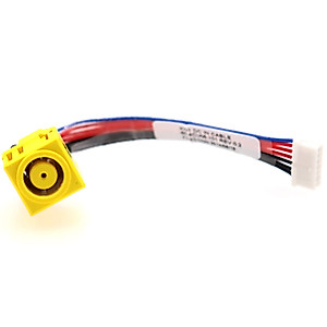 Deal4GO AC DC Power Jack Connector Cable Replacement for Lenovo ThinkPad T510 T510i T520 T520i T530 T530i W510 W520 W530 50.4CU05.001