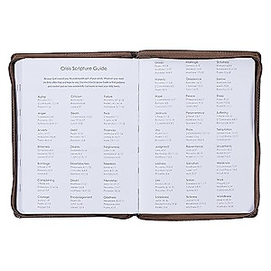 Christian Art Gifts 2024 18 Month Women's Large Vegan Leather Personal Planner Organizer w/Zipper Closure: Trust in the Lord Bible Verse for Daily, Weekly, Monthly Planning, Agenda, Work, Brown Floral