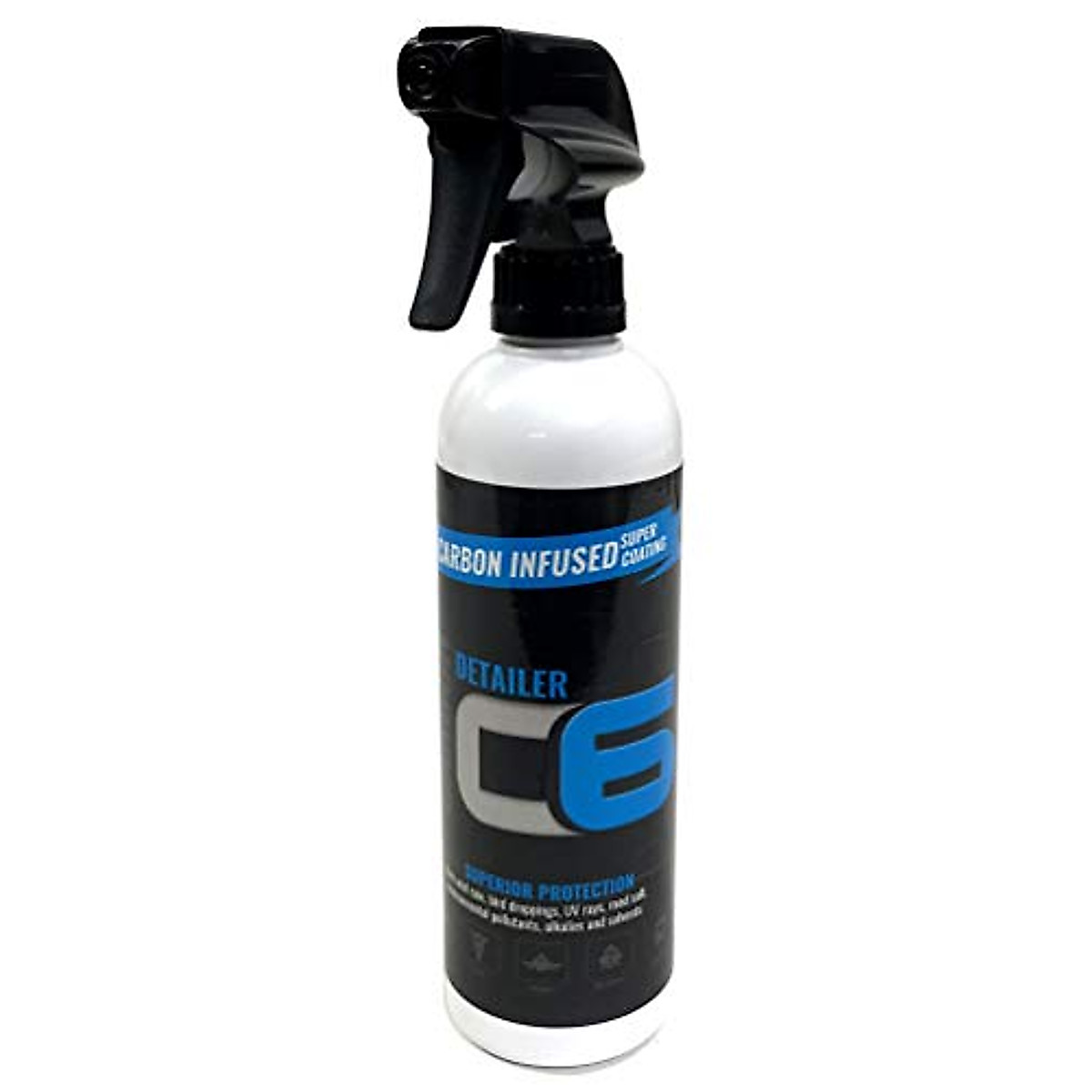 C6 Carbon Infused Automotive Paint Detailer Hardest Durable Protection and Shine for All Vehicles from UV, Acid Rain, Road Salt, Scuffs 16 oz. (C6D016)
