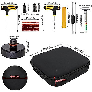 URMECCH Lifting Jack Pad for Tesla Model 3/Y/S/X, 4PCS Rubber Jack Pad Adapter Pucks Tool Chassis Jack Point Pad Sturdy Adapter, Car Tire Repair Tool Kit with Storage Box