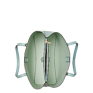 Kate Spade New York Womens Harper Leather Tote Satchel Handbag Blue O/S