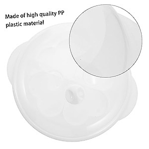 NAMOARLY Microwave Egg Steamer Microwave Egg Cooker Egg Cooker for Microwave Egg Cooker Mold Eggs Egg Cooker Without Shell Poached Egg Holder Steamed Egg Molds Egg Maker Steamed Pp White