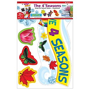 The 4 Seasons Learning Set, by TREND enterprises, Inc., Dry Erase Learning Set on The Seasons, Ages 4-12