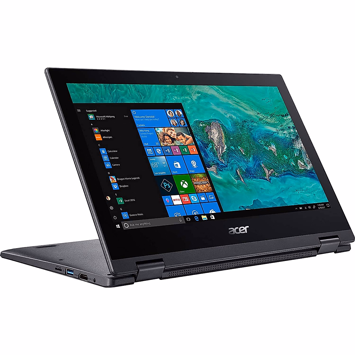 Acer Spin 1 SP111-33-C6UV 11.6-Inch HD IPS Touch N4000 4GB 64GB Windows 10 S Mode Laptop