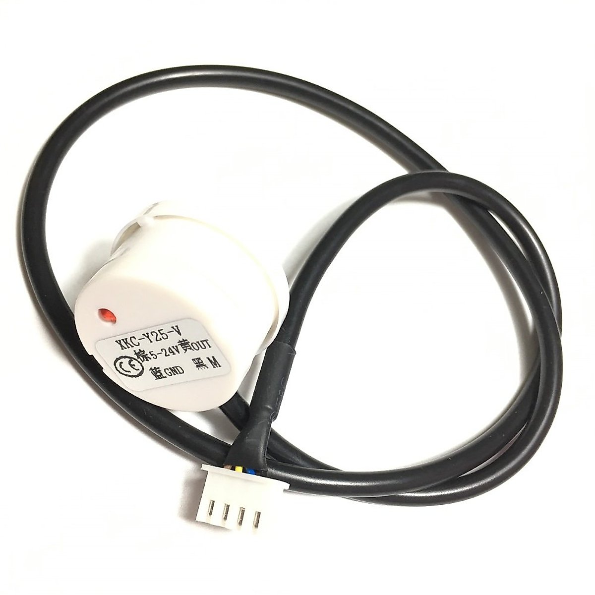 Taidacent Non-Contact Liquid Level Sensor Externally Attached Liquid Induction Level Switch Water Level Switch (NPN Output(5-12V))