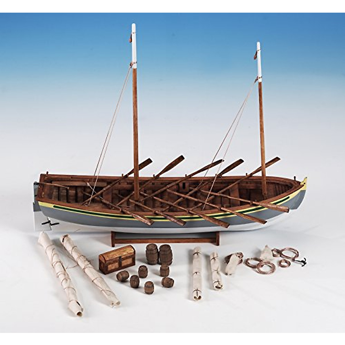 Model Shipways Wood HMS Bounty Launch 1:16 Plank-on-Frame Kit MS1850 - Model Expo.