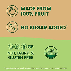 GoGo squeeZ Organic Fruit on the Go Variety Pack, Apple/Banana/Strawberry, 3.2 oz. (12 Pouches) - Made from Organic Apples, Bananas & Strawberries - Gluten Free Snacks - Nut & Dairy Free - Vegan Snack