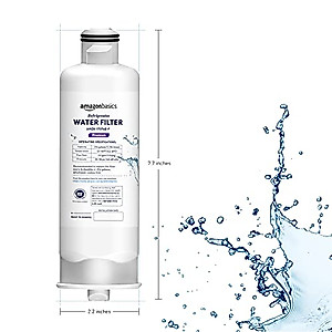 Amazon Basics Replacement Samsung DA97-17376B, HAF-QIN/EXP Refrigerator Water Filter, 1-Pack, Premium Filtration