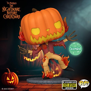 Funko Pop! Disney: Nightmare Before Christmas - 30th Anniversary Pumpkin King Jack Skellington (Scented) Figure (Entertainment Earth Exclusive)