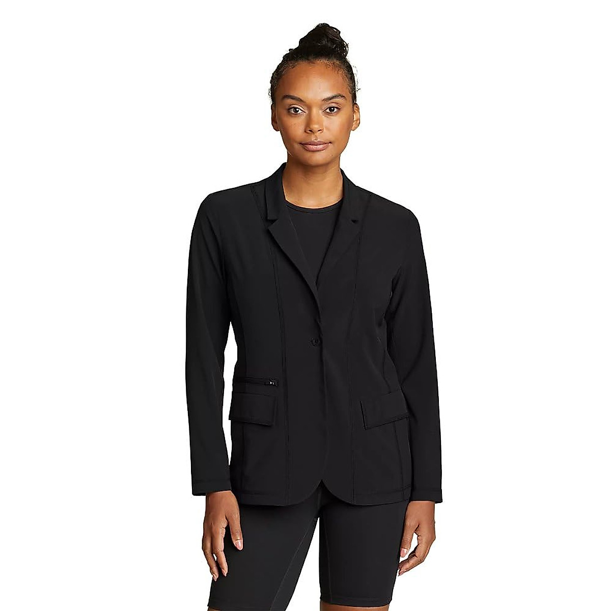 Eddie Bauer Women's Departure Blazer, Black, 10