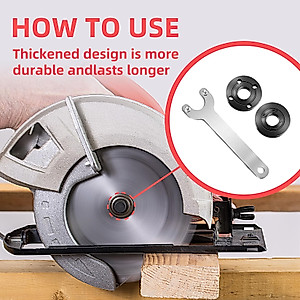 9Pcs Angle Grinder Nuts，1 Angle Grinder Wrench with 8 Angle Grinder Flange Nuts - Compatible with Dewalt, Bosch, Ryobi, Metabo Grinders