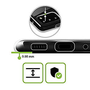 Head Case Designs Officially Licensed Nature Magick Rose Gold Floral Pink Glitter Flowers On Marble Soft Gel Case Compatible with Galaxy Note20 Ultra / 5G