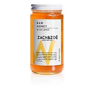 Zach & Zoe Sweet Bee Farm Raw Wildflower + Blueberry Honey Gift Set, 12.00 Ounce (Pack of 1)
