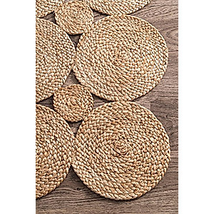 NuLOOM Hand Woven Drusilla Area Rug, 3' x 5', Natural