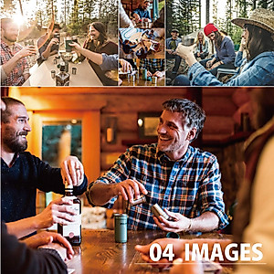 Stanley Adventure Stainless Steel Shot Glass Set Hammertone Green