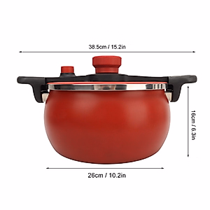Fine Iron Pressure Cooker, Efficient Fast Cooking, Multifunctional Design, Scientific, 7 Liters Capacity, Suitable for Induction, Gas Stove, Electric Stove, Ceramic Stove