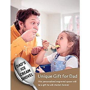 Gifts for Dad from Daughter Son, Dad Christmas Birthday Gifts, Dad's Ice Cream Shovel