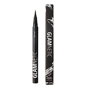 Glamnetic Felt Tip Magnetic Eyeliner - Deep Space | Soo Future! Black Waterproof Liquid Liner, All-Day Hold for Magnetic Eyelashes, Sweatproof, Paraben-Free
