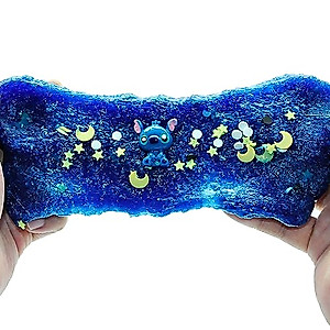 Glimmer Slime Crunchy, Blue Sugar Blitz Slime kit for Girls,Super Soft and Non-Sticky, Birthday Gifts Party Favors