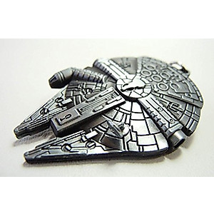 Star Wars Millennium Falcon Spaceship Alloy Keychain (Pewter)