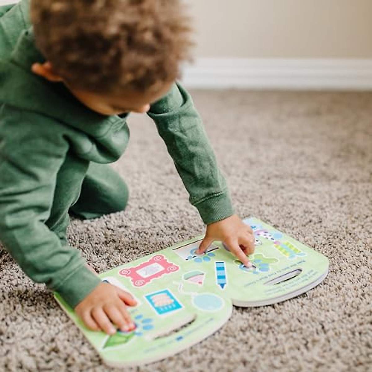 Melissa & Doug Blue's Clues & You! Children's Book - Poke-A-Dot: Shapes with Blue - FSC Certified