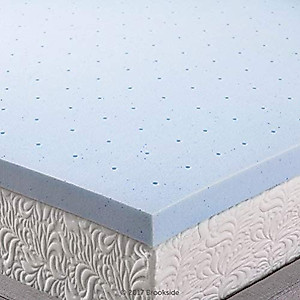 Brookside 2.5 Inch Gel Infused Memory Foam Mattress Topper-Queen