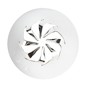 Restaurantware Pastry Tek Piping Tip 1 Reusable Drop Flower Icing Tip - #108 Dent-Resistant Stainless Steel Pastry Tip Dishwasher-Safe Decorate Cupcakes Cakes or Cookies