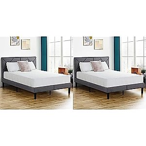 Olee Sleep 10 inch Omega Hybrid Gel Infused Memory Foam and Pocket Spring Mattress (King) & 10 inch Omega Hybrid Gel Infused Memory Foam and Pocket Spring Mattress (Full)