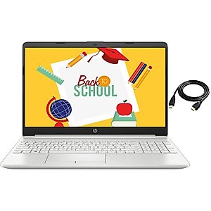 HP 2021 Thin Laptop 15.6" FHD, 11th Gen Intel i5-1135G7(Beat i7-1065G7) 16GB RAM 512GB SSD, Micro-Edge Display, Webcam, Bluetooth, HDMI, Wi-Fi, Windows 10(Free Upgrade to Windows 11)| VAATE Bundle