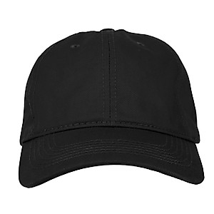 Gelante 6 Pack Cotton Twill Washed Unstructure Baseball Cap - Adjustable Blank Hat for Men Women - Wholesale Bulk Lot (2800 Black)