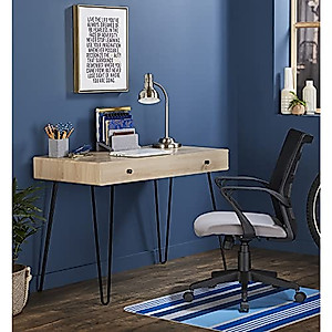 Realspace® Jaxby Mesh Mid-Back Task Chair, Black/Gray