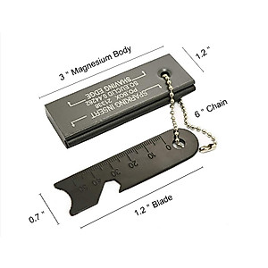 Fire Starter, Easy to Ignite Magnesium Flint for Camping/Hiking/Emergency (2 Pack)