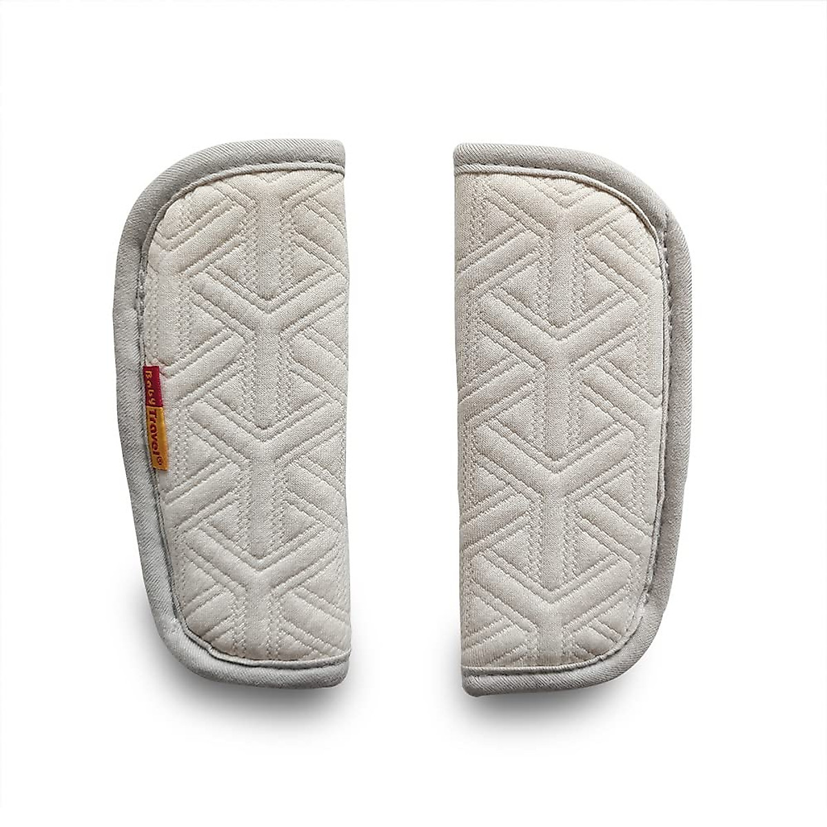 2 Pair Stroller Straps Covers Car Seat Belts Shoulder Pads Suit for Baby Kids (Large)