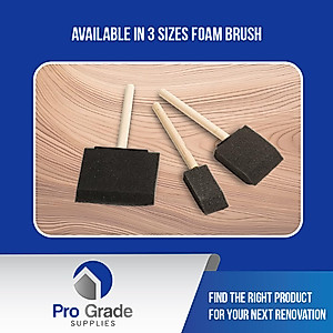 Pro Grade - Foam Brushes - 2 Inch - 48 Piece Poly Foam Brush Set