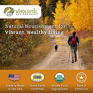 Wholistic Canine Complete with Organic Pumpkin for Dogs - 1 Lb - Dog Vitamins and Supplements with Pumpkin Powder for Digestion, Skin & Coat Health - Multivitamin for Dogs with Probiotics & Fiber