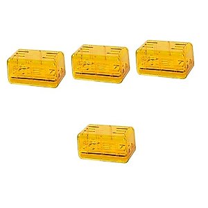 Alipis 4pcs Soap Foaming Box Bar Soap Container Soap Dish Holder para Guardar Tool Soap Dispenser Soap Holder Clothes Storage Organiser Soap Drainer Storage Box Soft Rubber Travel Roller