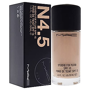 MAC Studio Fix Fluid SPF 15 - N4.5 Foundation Women 1 oz